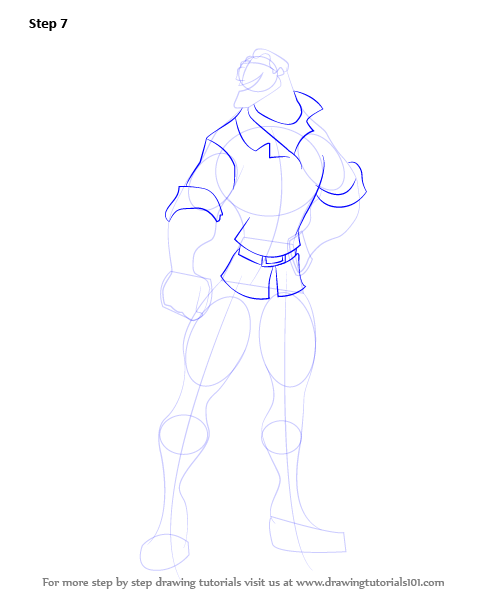 How to Draw Clayton from Tarzan (Tarzan) Step by Step ...