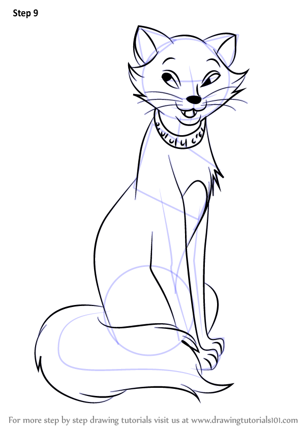 How To Draw Disney Cat