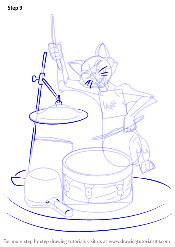 How to Draw Shun Gon from The Aristocats (The Aristocats) Step by Step ...