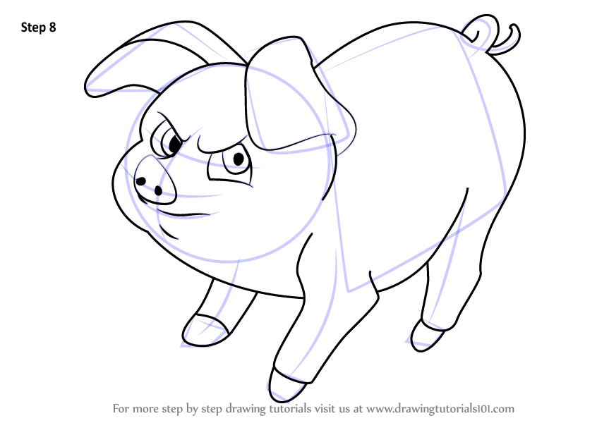 How to Draw Hen Wen from The Black Cauldron (The Black Cauldron) Step ...