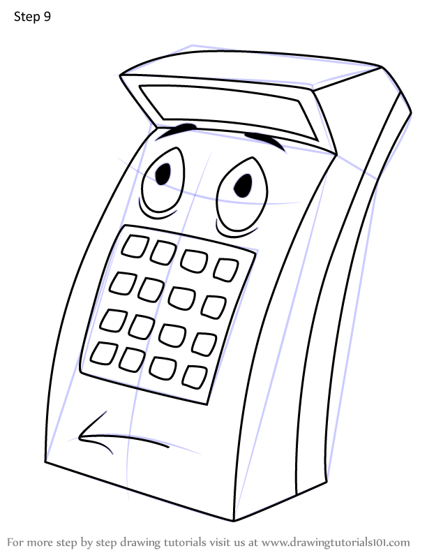 How to Draw Calculator from The Brave Little Toaster (The Brave Little ...