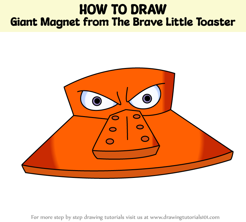 How to Draw Giant Magnet from The Brave Little Toaster (The Brave ...