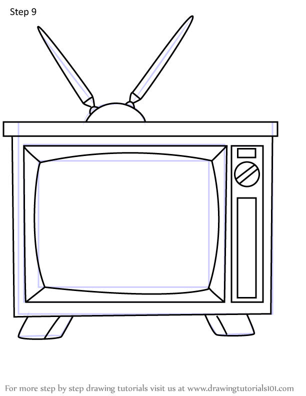 How to Draw T.V. from The Brave Little Toaster (The Brave Little ...