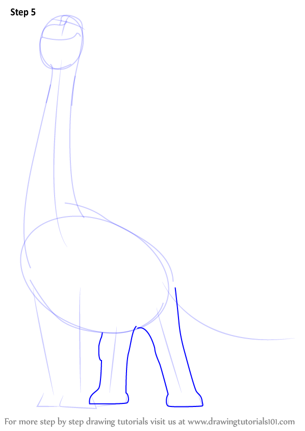 How to Draw Buck from The Good Dinosaur (The Good Dinosaur) Step by ...