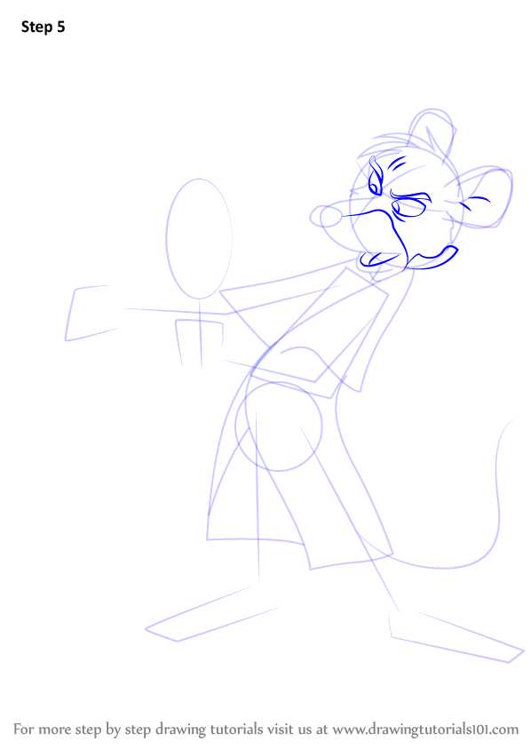 How to Draw Basil of Baker Street from The Great Mouse Detective (The ...