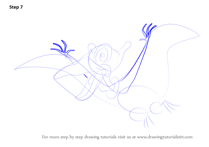 How to Draw Petrie from The Land Before Time (The Land Before Time ...