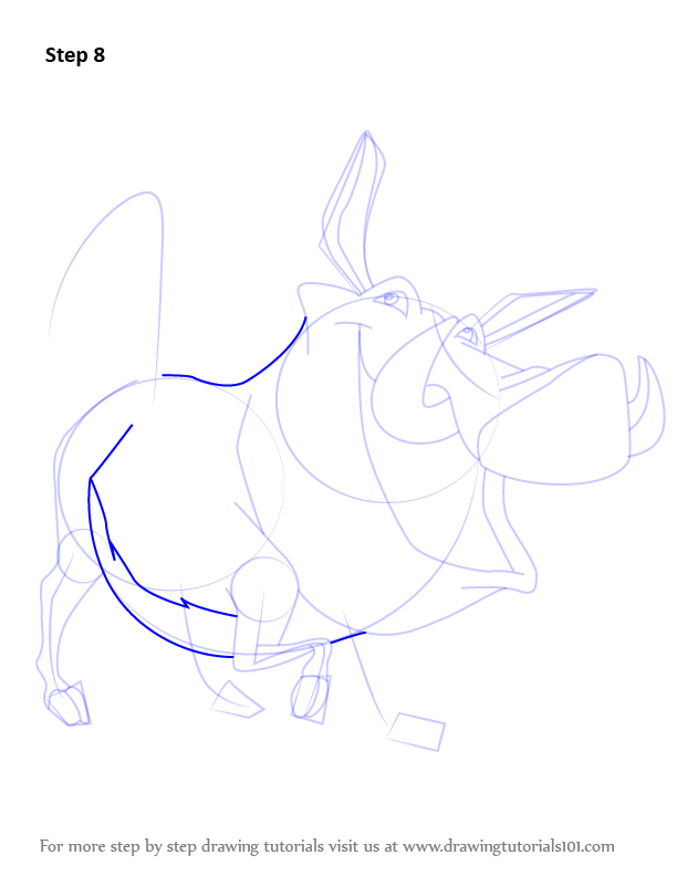 How to Draw Pumba from The Lion King (The Lion King) Step by Step ...