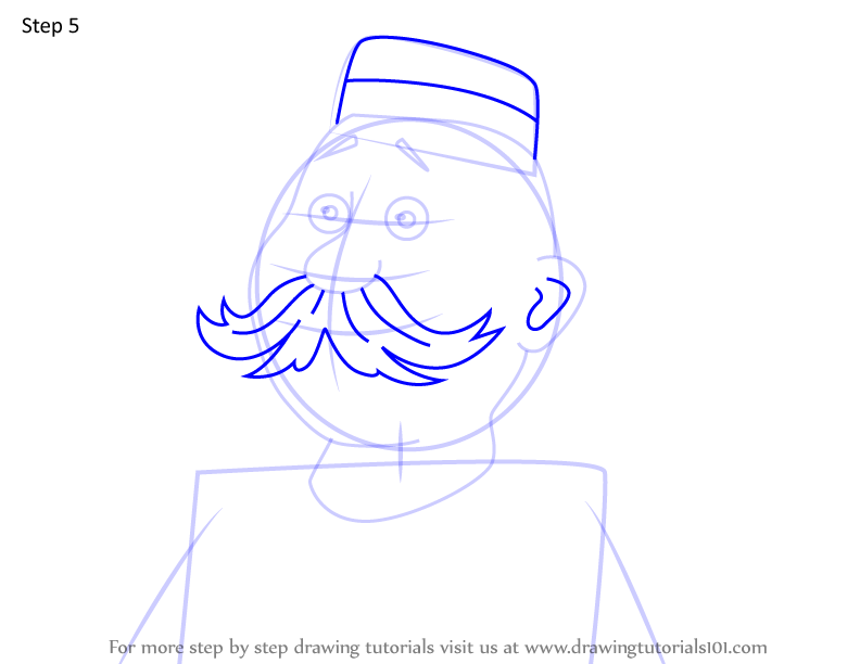 How to Draw Cy O'Hare from The Lorax (The Lorax) Step by Step ...