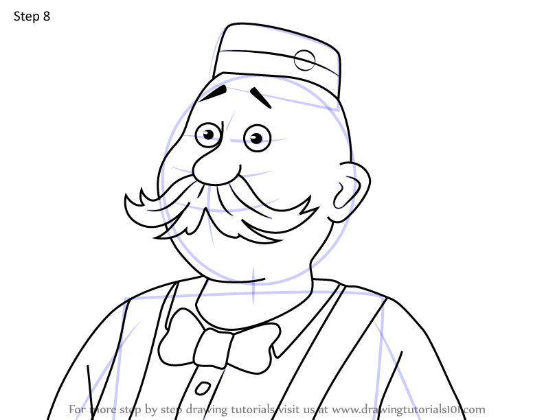 How to Draw Cy O'Hare from The Lorax (The Lorax) Step by Step ...