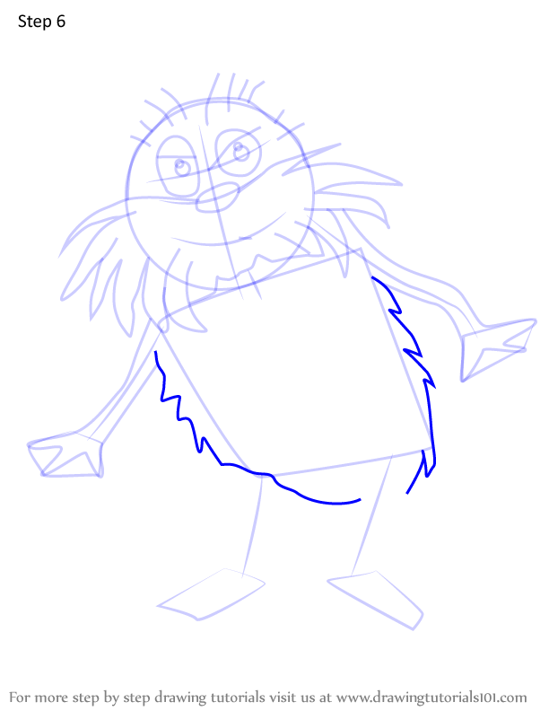 How to Draw The Lorax from The Lorax (The Lorax) Step by Step | DrawingTutorials101.com