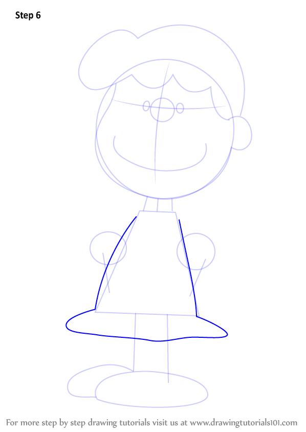 How to Draw Lucy from The Peanuts Movie (The Peanuts Movie) Step by ...