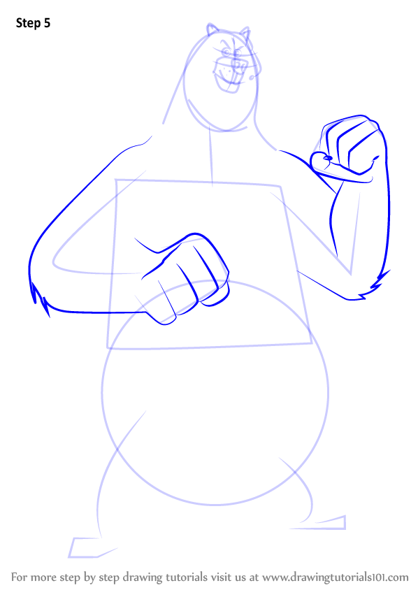 How to Draw Corporal from The Penguins of Madagascar (The Penguins of ...