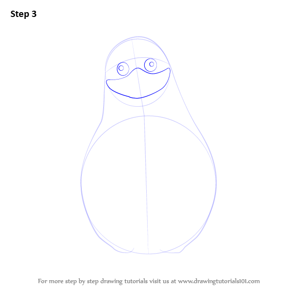 How to Draw Private from The Penguins of Madagascar (The Penguins of ...