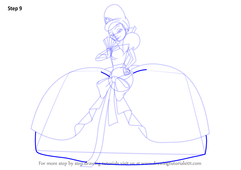 How to Draw Charlotte La Bouff from The Princess and the Frog (The ...