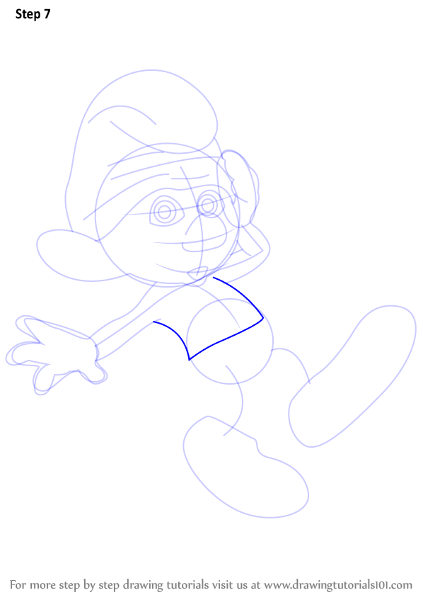 How to Draw Clumsy Smurf from The Smurfs (The Smurfs) Step by Step ...