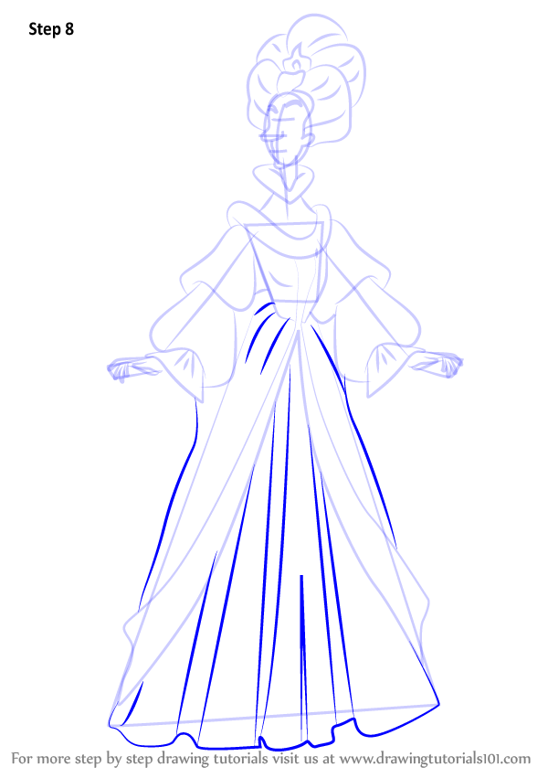 How to Draw Queen Uberta from The Swan Princess (The Swan Princess ...