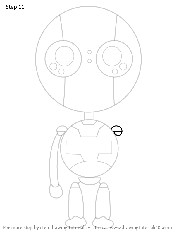How to Draw Chibi Roz from The Wild Robot (The Wild Robot) Step by Step ...