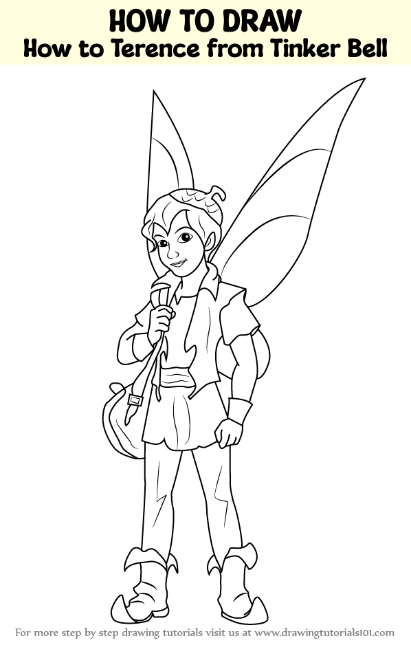 How to Terence from Tinker Bell (Tinker Bell) Step by Step ...