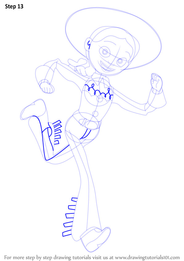 How To Draw Jessie From Toy Story Toy Story Step By Step How To Draw Jessie From Toy Story Toy Story Step By Step