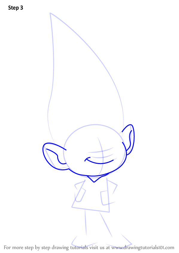 How to Draw Mandy Sparkledust from Trolls (Trolls) Step by Step | DrawingTutorials101.com