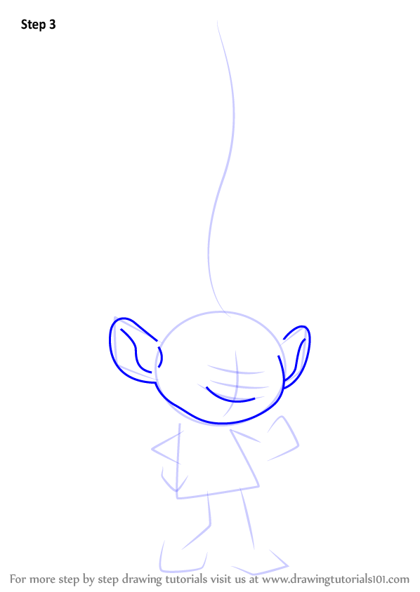 How to Draw Moxie from Trolls (Trolls) Step by Step | DrawingTutorials101.com