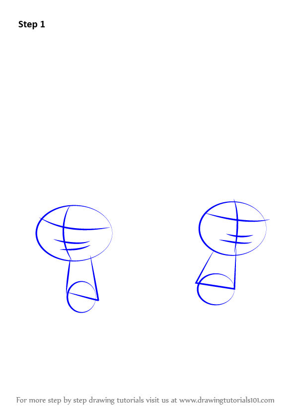 How to Draw Satin and Chenille from Trolls (Trolls) Step by Step | DrawingTutorials101.com