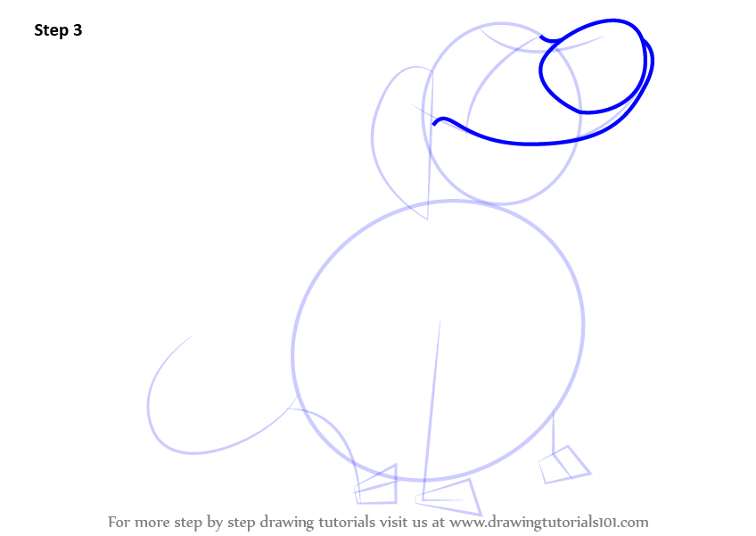 How to Draw Dug Golden Retriever from Up (Up) Step by Step | DrawingTutorials101.com