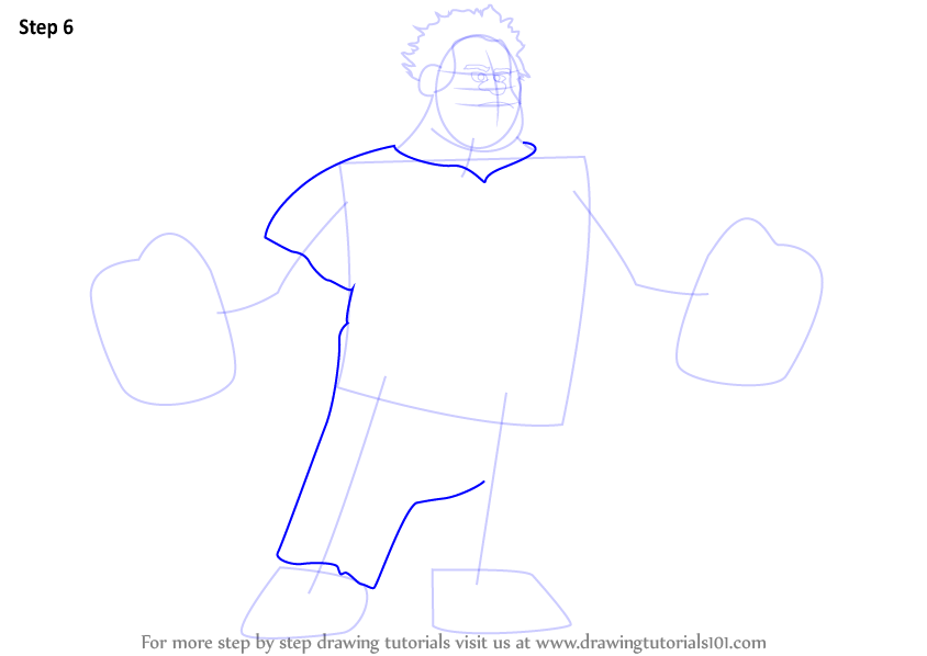 How to Draw Wreck-It Ralph (Wreck-It Ralph) Step by Step ...