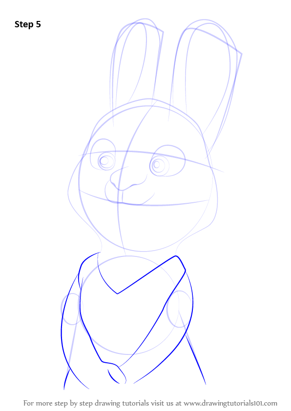 How to Draw Bonnie Hopps from Zootopia (Zootopia) Step by Step ...