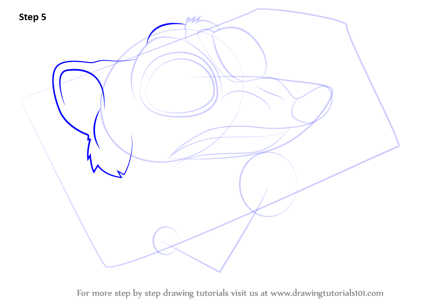 How to Draw Duke Weasleton from Zootopia (Zootopia) Step by Step ...
