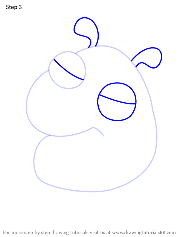 How to Draw George the Mean Yellow Dog from Fluffy Gardens (Fluffy ...