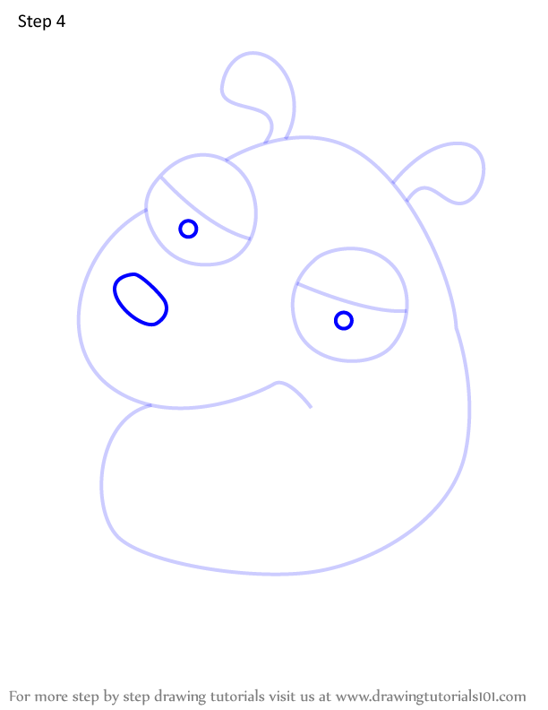How to Draw George the Mean Yellow Dog from Fluffy Gardens (Fluffy ...