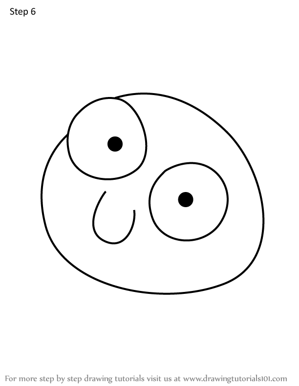How to Draw The Small Green Thing from Fluffy Gardens (Fluffy Gardens ...