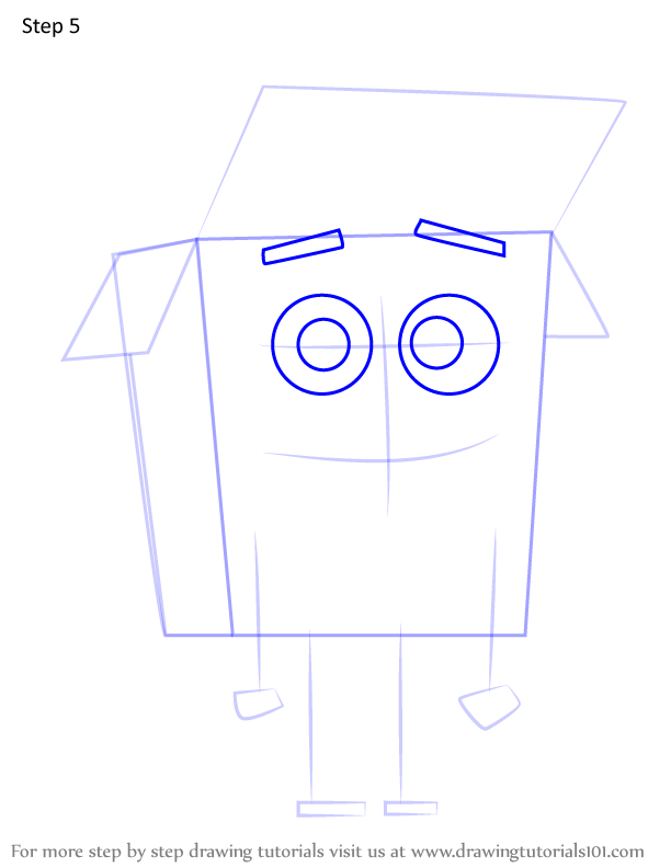 How to Draw Boxy from The Game Catchers (The Game Catchers) Step by ...