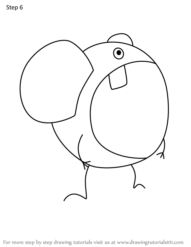 How to Draw Golden Joe from 12 oz Mouse (12 oz Mouse) Step by Step ...