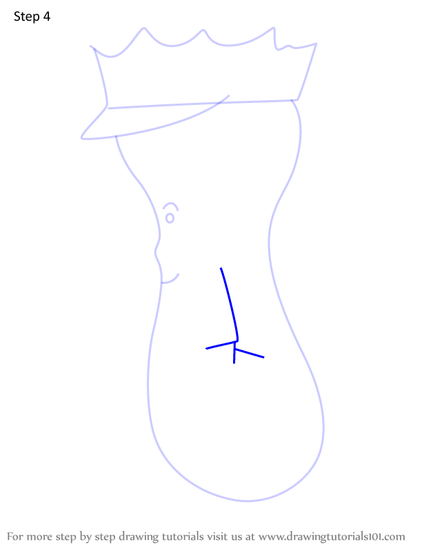 How to Draw Peanut Cop from 12 oz Mouse (12 oz Mouse) Step by Step ...
