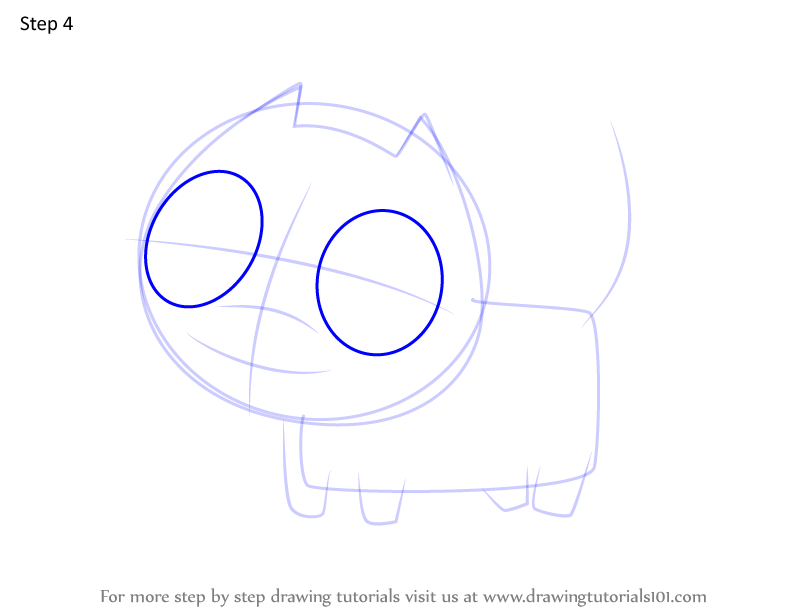 How to Draw The Cat from 2 Stupid Dogs (2 Stupid Dogs) Step by Step ...