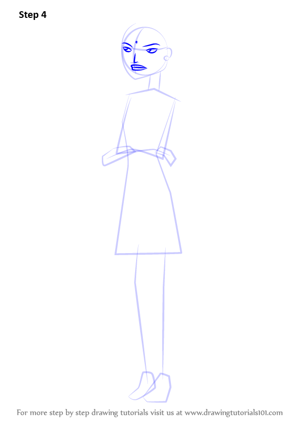How to Draw Mandy from 6teen (6teen) Step by Step | DrawingTutorials101.com