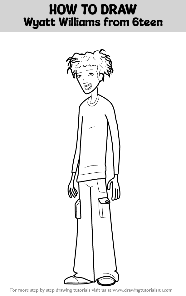 How to Draw Wyatt Williams from 6teen (6teen) Step by Step ...