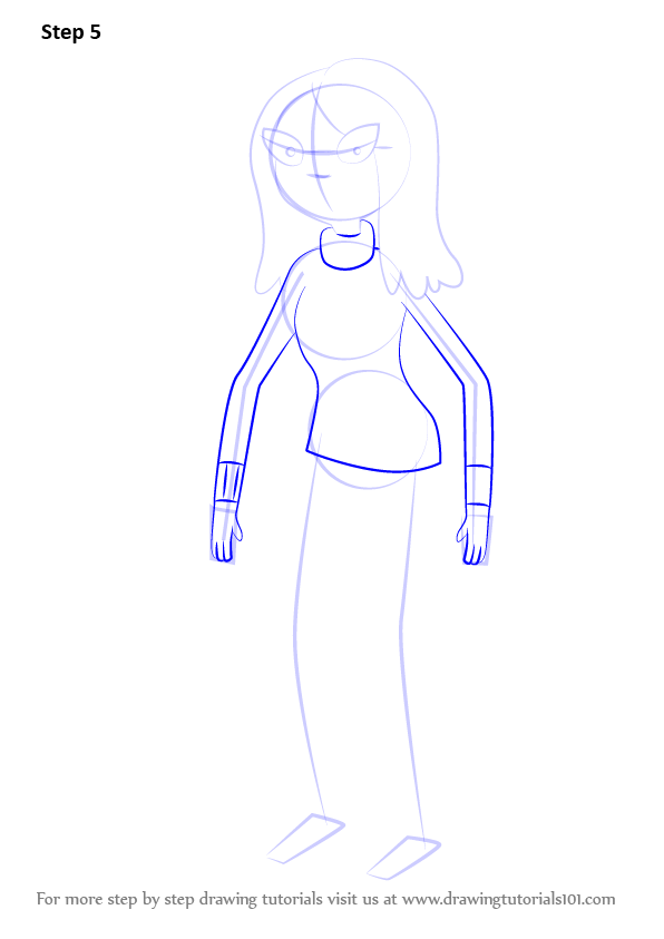 How to Draw Betty Grof from Adventure Time (Adventure Time) Step by ...