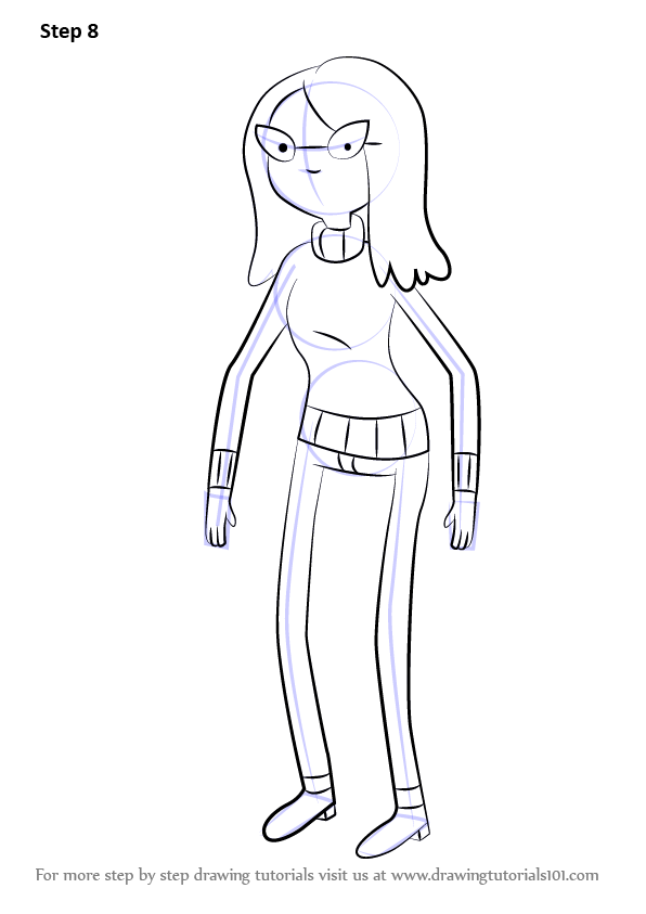 How to Draw Betty Grof from Adventure Time (Adventure Time) Step by ...