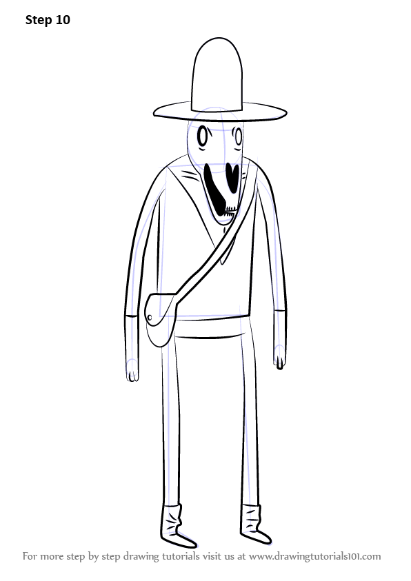 How to Draw Death from Adventure Time (Adventure Time) Step by Step ...