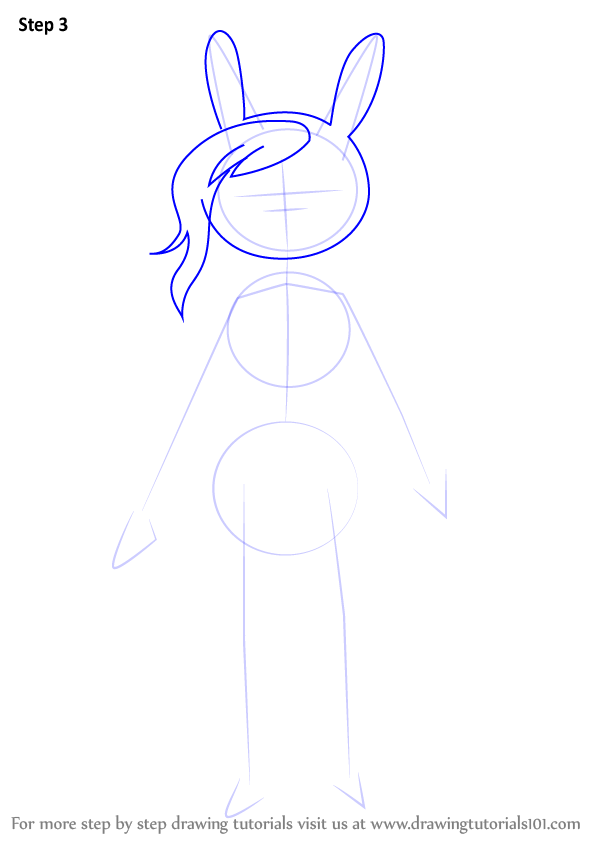 How to Draw Fionna the Human from Adventure Time (Adventure Time) Step ...