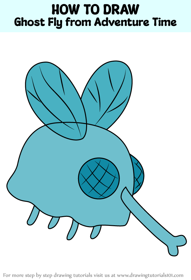 How to Draw Ghost Fly from Adventure Time (Adventure Time) Step by Step ...
