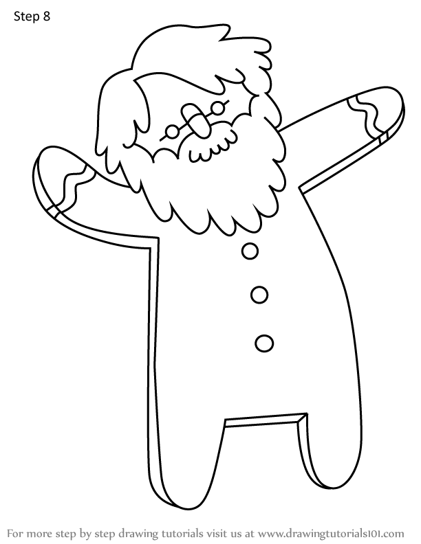 How to Draw Gingerbread Pen from Adventure Time (Adventure Time) Step ...