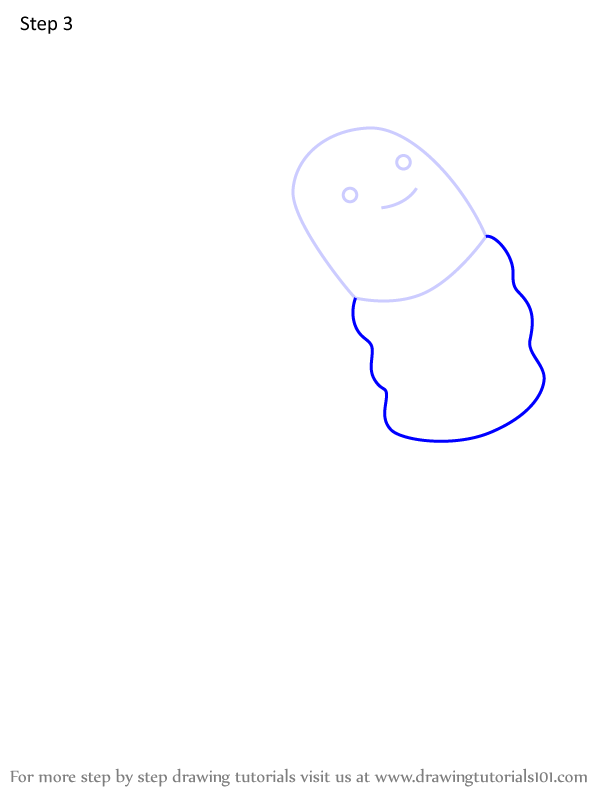 How to Draw Gummy Worm from Adventure Time (Adventure Time) Step by ...