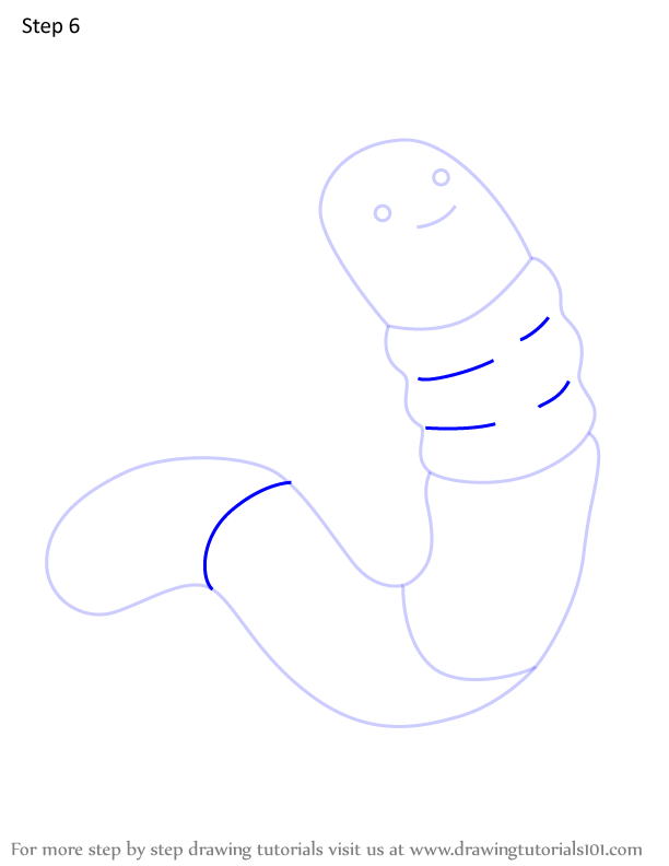 How to Draw Gummy Worm from Adventure Time (Adventure Time) Step by ...
