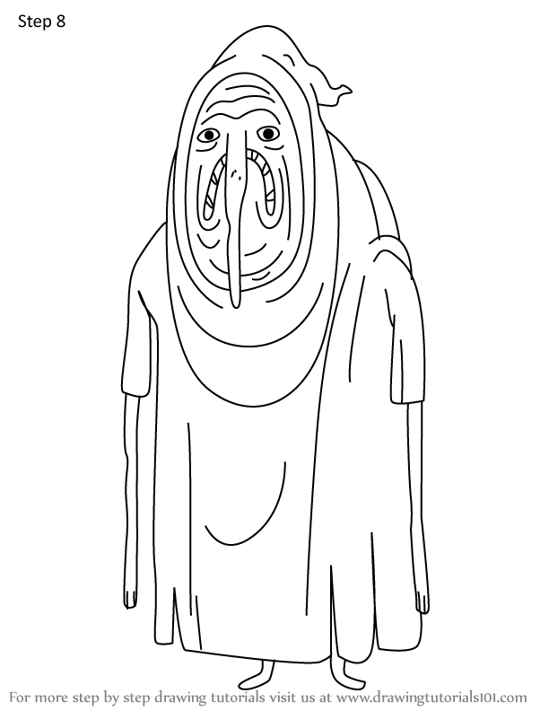 How to Draw Hag from Adventure Time (Adventure Time) Step by Step ...