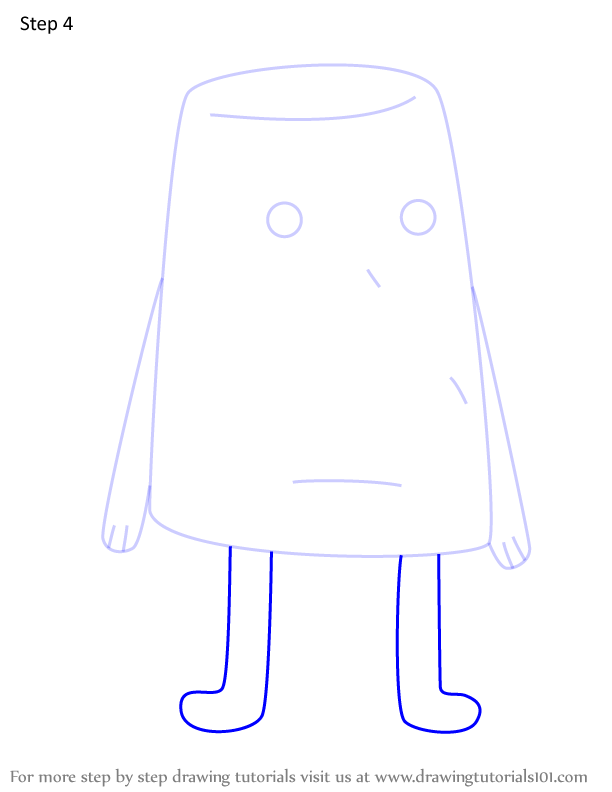 How to Draw Hairy Gummy from Adventure Time (Adventure Time) Step by ...