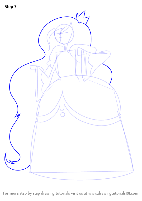How to Draw Ice Queen from Adventure Time (Adventure Time) Step by Step ...